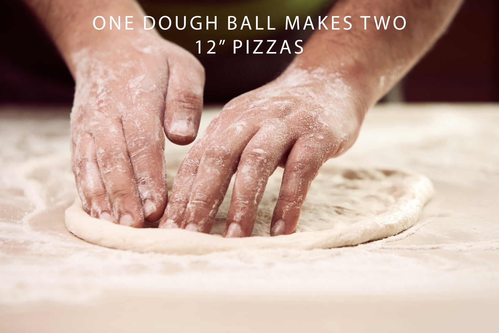 Bertello Non-Stick Pizza Dough Balls - 24 Pizzas (Includes 12 Dough Ba ...